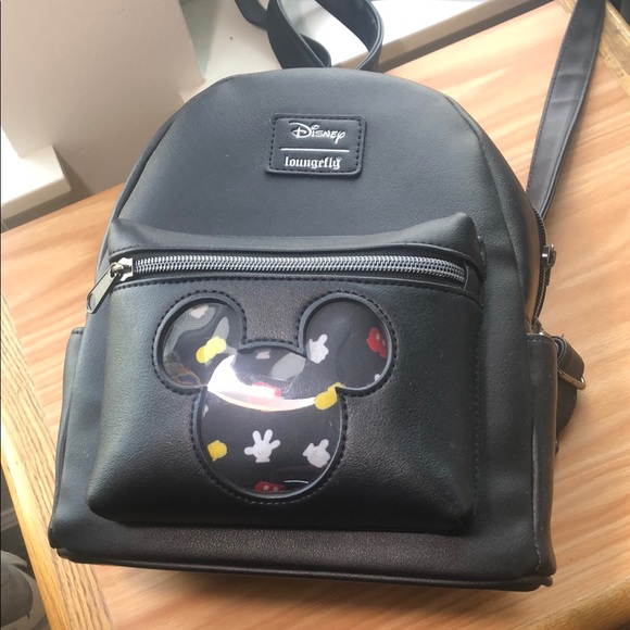 Loungefly | Bags | Loungefly Disney Black Backpack | Poshmark